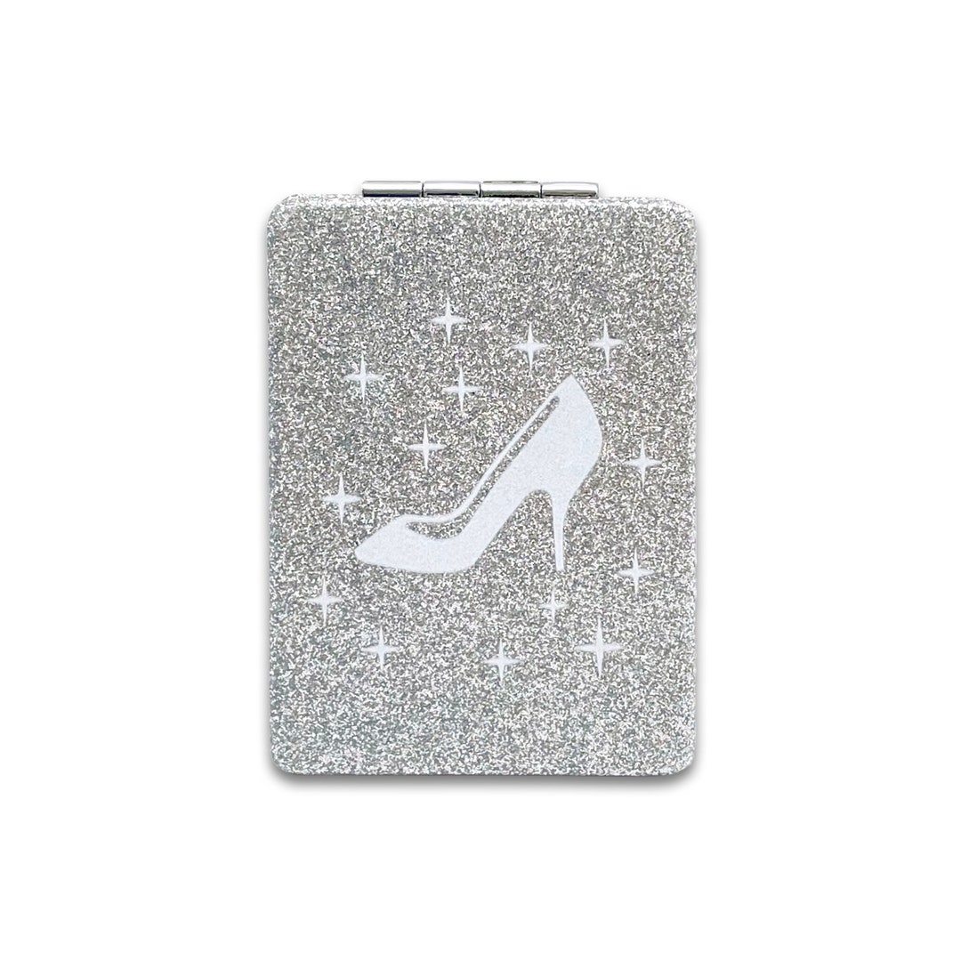 Square Glitter Compact Mirror Princess High Heel 12 Pieces - Etsy