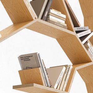 Tree Bookshelf | Handmade Wooden Unique Book Case - Etsy