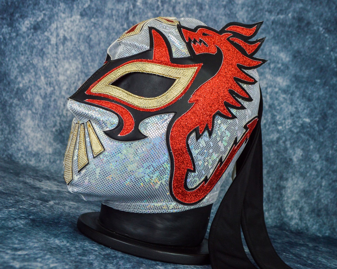 Dragon Lee / Mistico Luchador Mask Mexican Wrestling Mask - Etsy