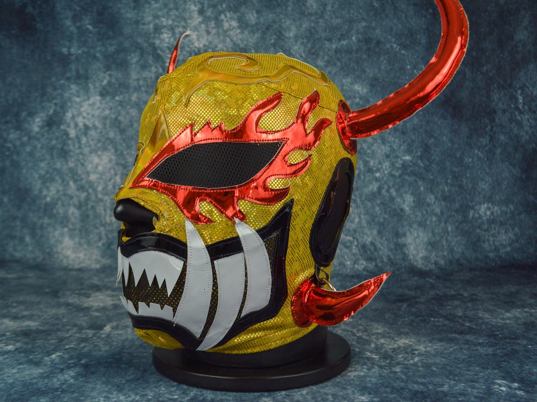 Authentic Mexican Lucha Libre Mask | Handmade Luchador Wrestling Mask ...