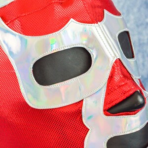 Red Devil Luchador Mask Mexican Wrestling Mask Lucha Libre Halloween ...