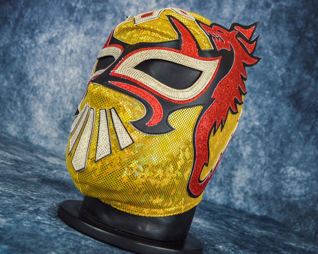 Dragon Luchador Mask Mexican Wrestling Mask Lucha Libre Halloween ...