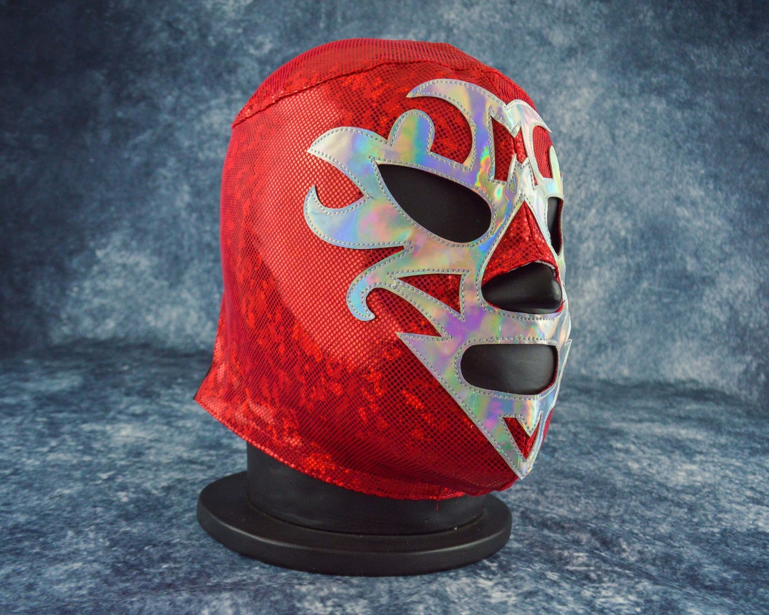Ghost Luchador Mask Mexican Wrestling Mask Lucha Libre Luchador Cosplay ...