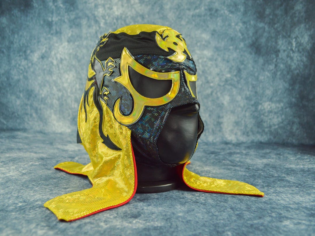 Dragon Luchador Mask | Mexican Wrestling Mask | Lucha Libre | Luchador ...