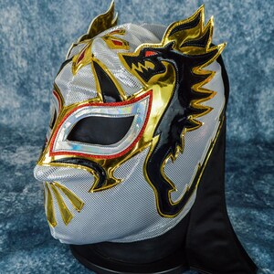 Dragon Luchador Mask Mexican Wrestling Mask Lucha Libre Halloween ...