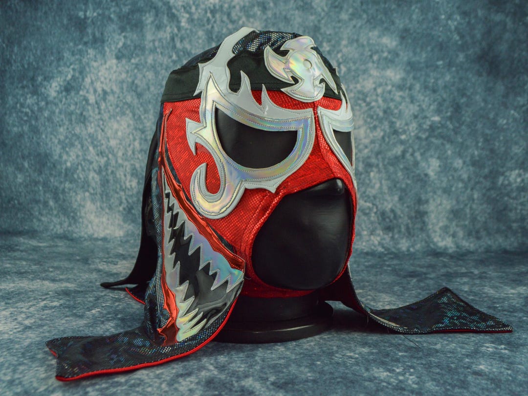 Dragon Red Luchador Mask | Mexican Wrestling Mask | Lucha Libre ...