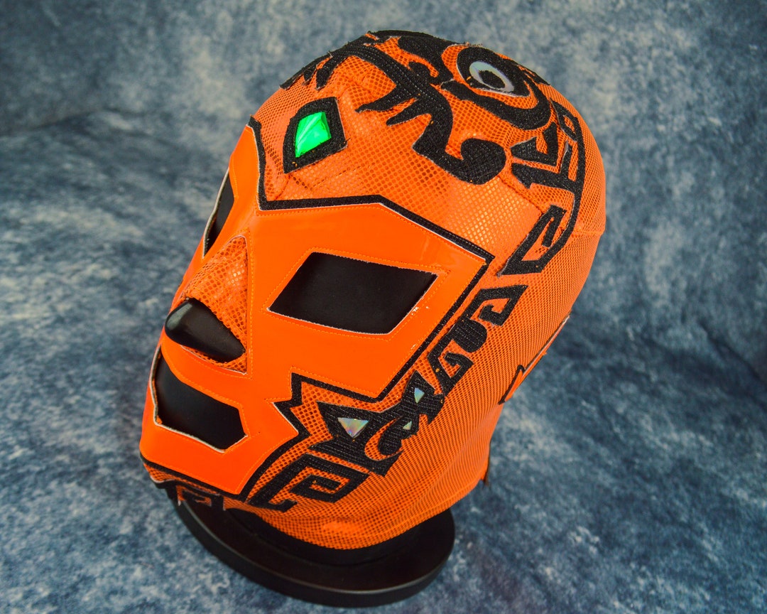 Wagner Pumpkin Luchador Mask Mexican Wrestling Mask Lucha Libre Mask ...