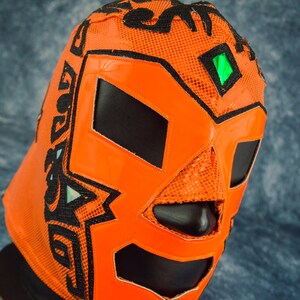 Wagner Pumpkin Luchador Mask Mexican Wrestling Mask Lucha Libre Mask ...