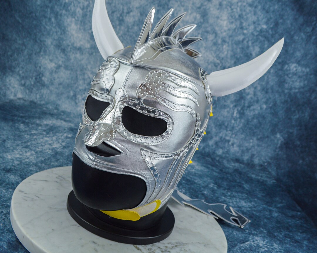 Bull Dragon Wrestling Mask Mexican Luchador Mask Lucha Libre - Etsy