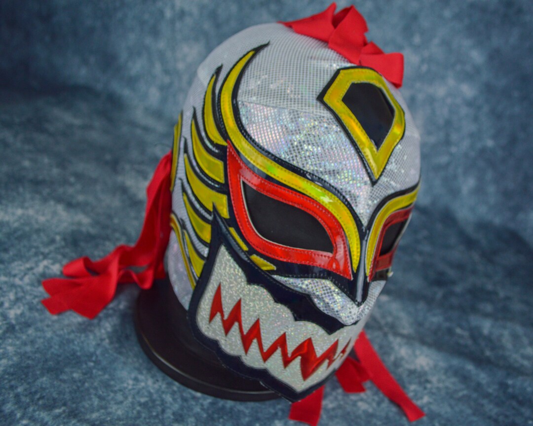 Shark Warrior Luchador Mask | Mexican Wrestling Mask | Lucha Libre ...