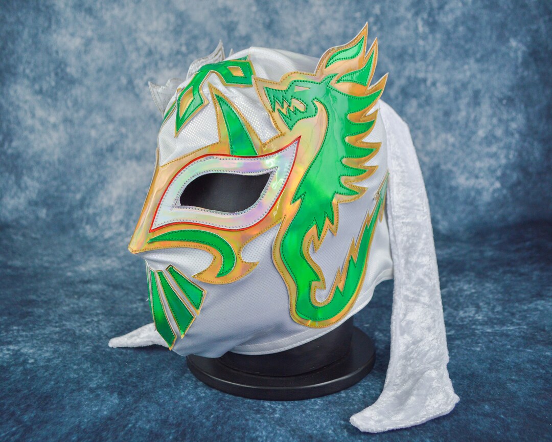 Dragon Lee Luchador Mask Mexican Wrestling Mask Lucha Libre Halloween ...