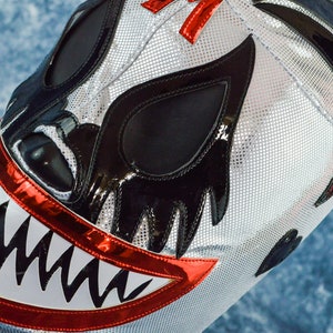 Shark Luchador Mask Mexican Wrestling Mask Lucha Libre Luchador Cosplay ...