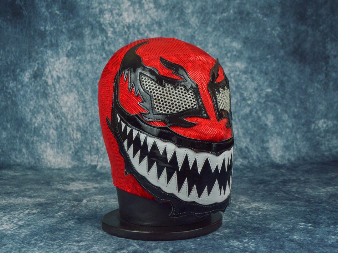 Venom Luchador Mask | Mexican Wrestling Mask | Lucha Libre | Luchador ...