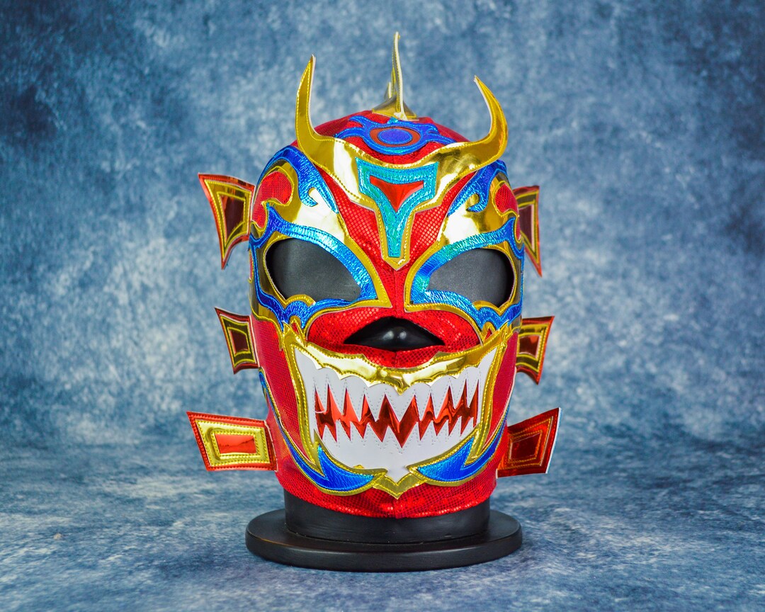 Dragon Luchador Mask Mexican Wrestling Mask Lucha Libre Halloween ...