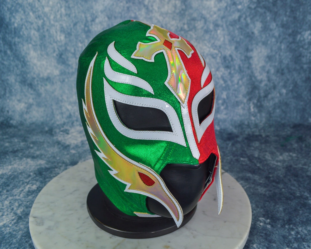 Rey Mexican Tricolor Luchador Mask Lucha Libre Mexican Wrestling Mask ...