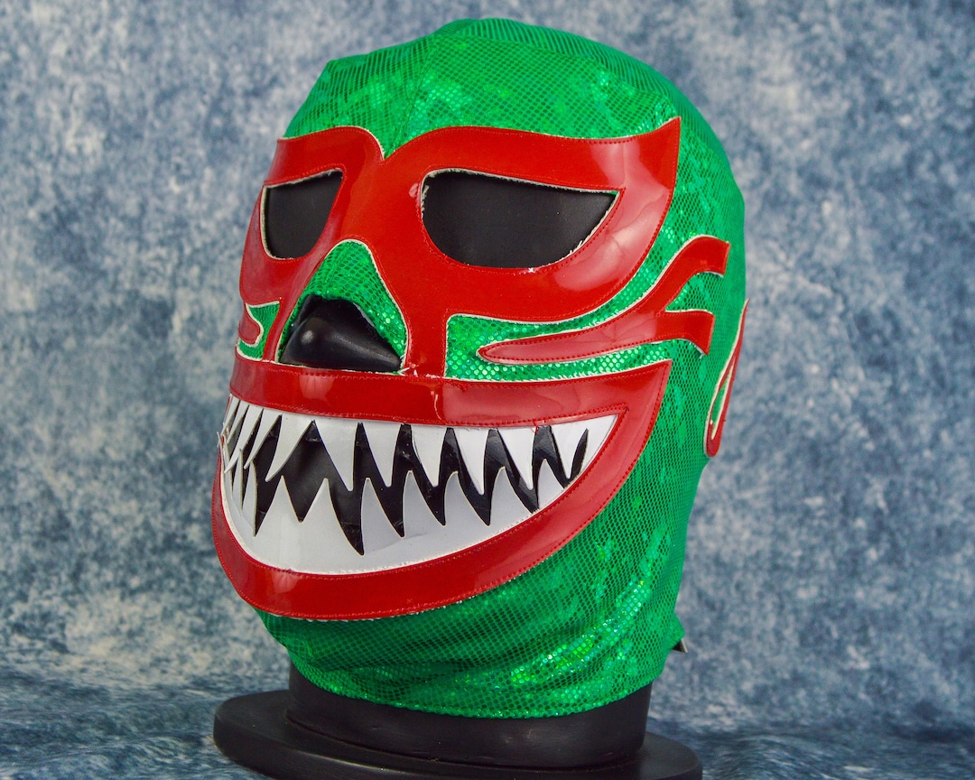 Shark Shark Luchador Mask Mexican Wrestling Mask Lucha Libre Halloween ...