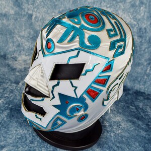 Aztec Luchador Mask | Mexican Wrestling Mask | Lucha Libre Costume ...