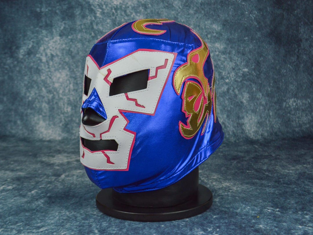 Aztec Luchador Mask Mexican Wrestling Mask Lucha Libre Luchador Cosplay ...