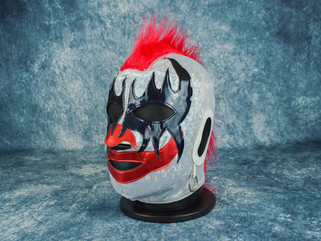 Crazy Clown Luchador Mask | Mexican Wrestling Mask | Lucha Libre ...