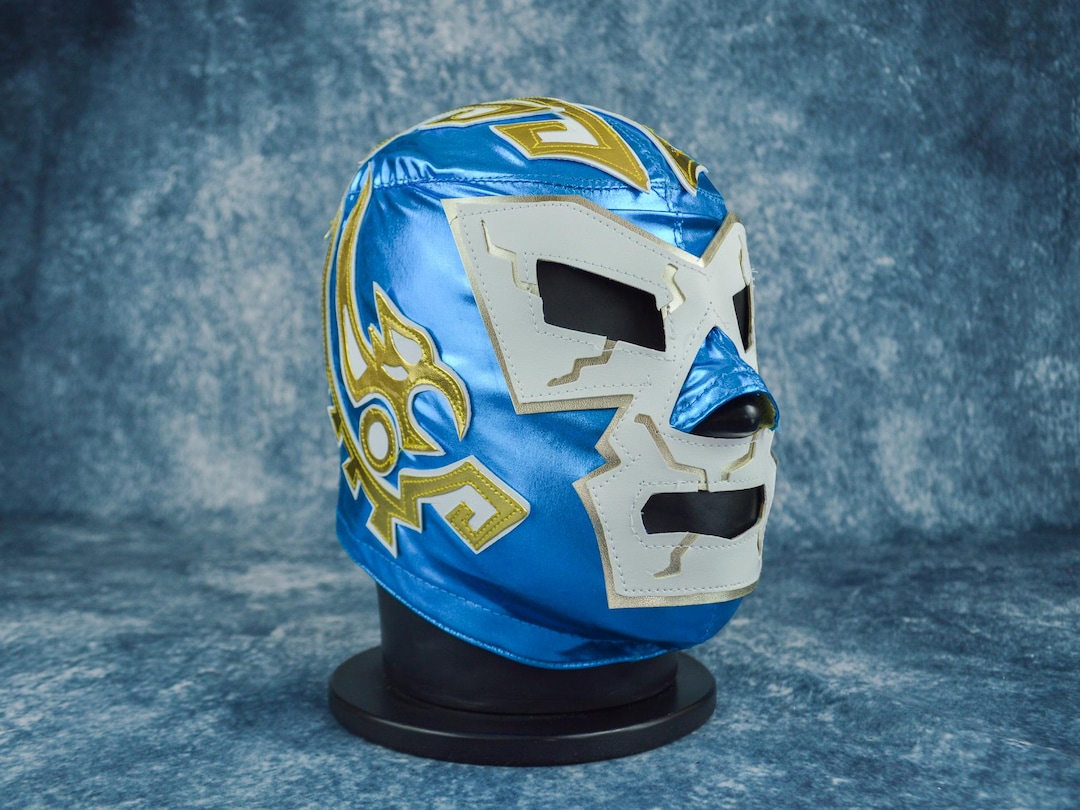 Aztec Luchador Mask Mexican Wrestling Mask Lucha Libre Luchador Cosplay ...