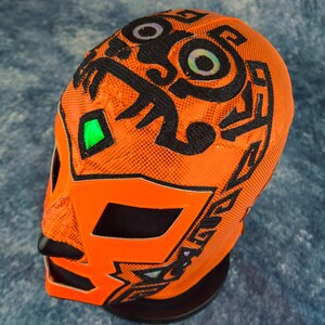 Wagner Pumpkin Luchador Mask Mexican Wrestling Mask Lucha Libre Mask ...