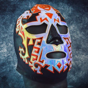 Aztec Luchador Mask Mexican Wrestling Mask Lucha Libre Luchador Cosplay ...