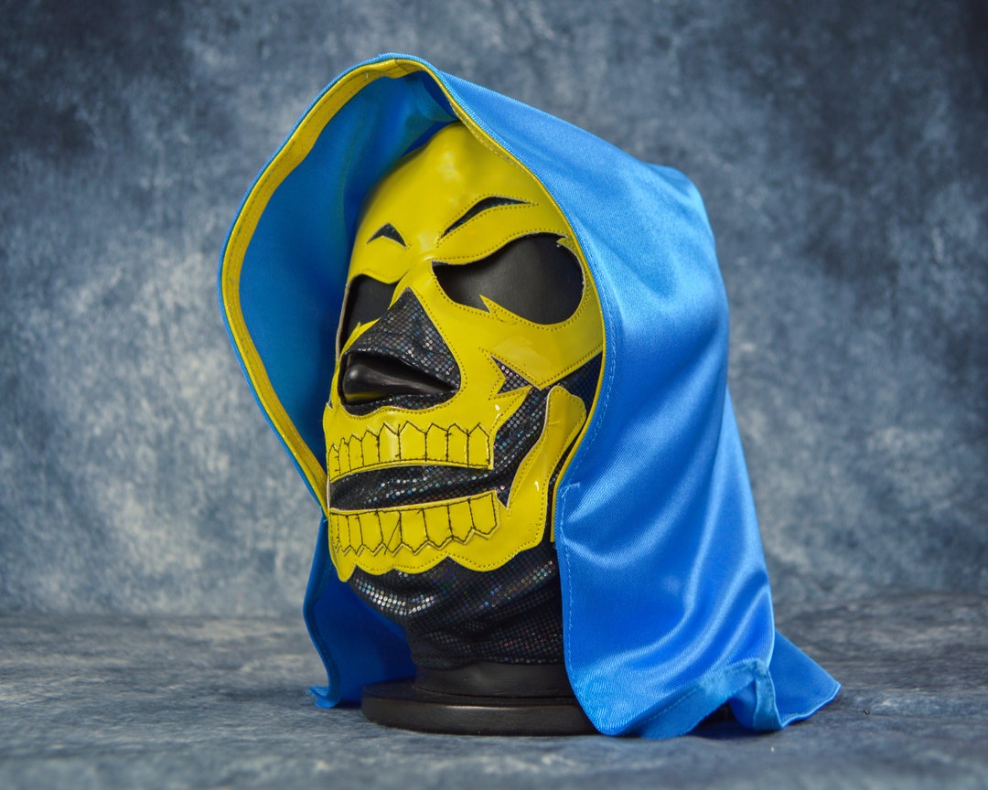 Skeletor Luchador Mask Mexican Wrestling Mask Lucha Libre Halloween ...