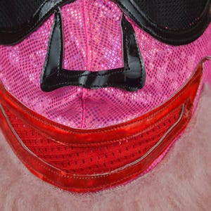 Baphomet Pink Luchador Mask Halloween Ghost Wrestling Mask. Lucha Libre ...