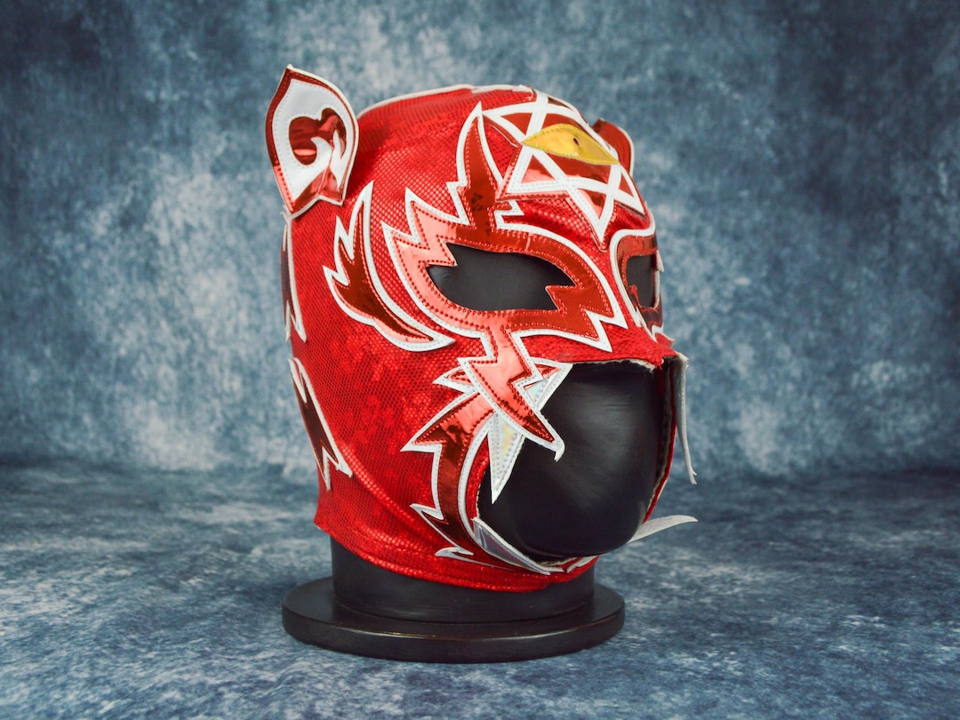 Tiger Luchador Mask | Mexican Wrestling Mask | Lucha Libre | Luchador ...