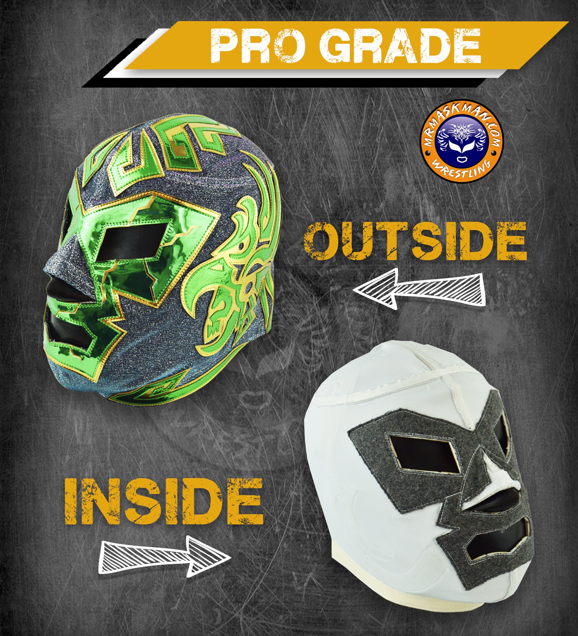 Silver King Wrestler Mask