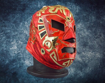 Aztec Luchador Mask | Mexican Wrestling Mask | Lucha Libre Costume ...