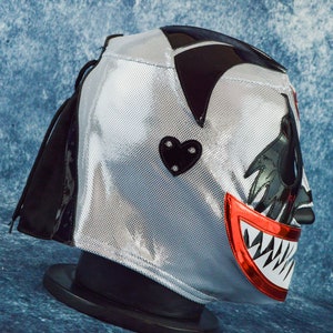Shark Luchador Mask Mexican Wrestling Mask Lucha Libre Luchador Cosplay ...