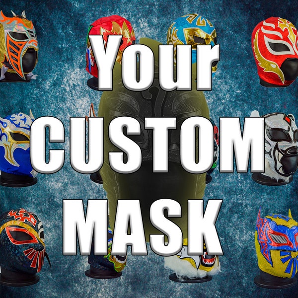 Custom Luchador Mask - Etsy