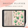 Boho Undated Digital Planner - Etsy
