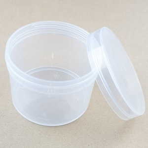 BULK 8 Ounces Clear Plastic Containers With Clear 89mm Lids - Etsy
