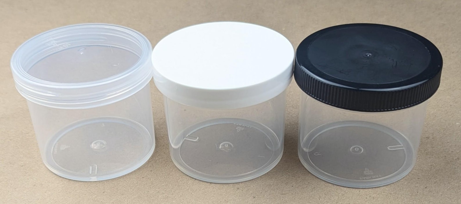 BULK 4 Ounce Clear Plastic Containers With Screw Top Lids (70mm) - Etsy