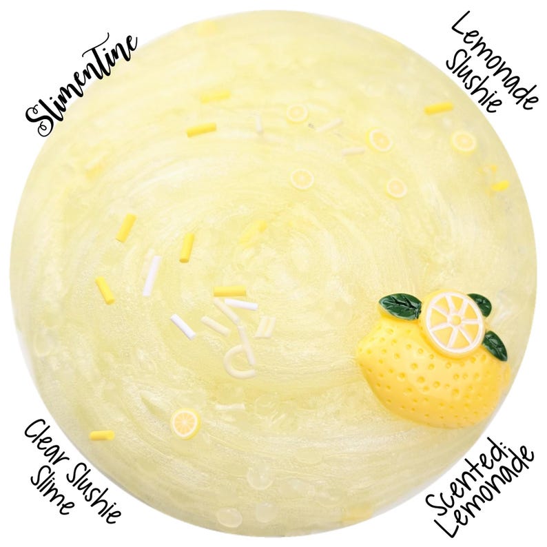 Lemonade Slushie Slime ~scented~ - Etsy