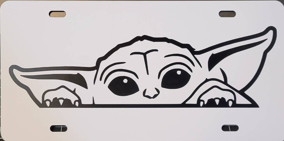 The Child License Plate, Baby Yoda License Plate - Etsy