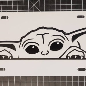 The Child License Plate, Baby Yoda License Plate - Etsy