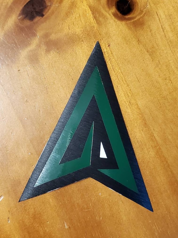 Green Arrow Green Arrow Decal Green Arrow Emblem Sticker - Etsy