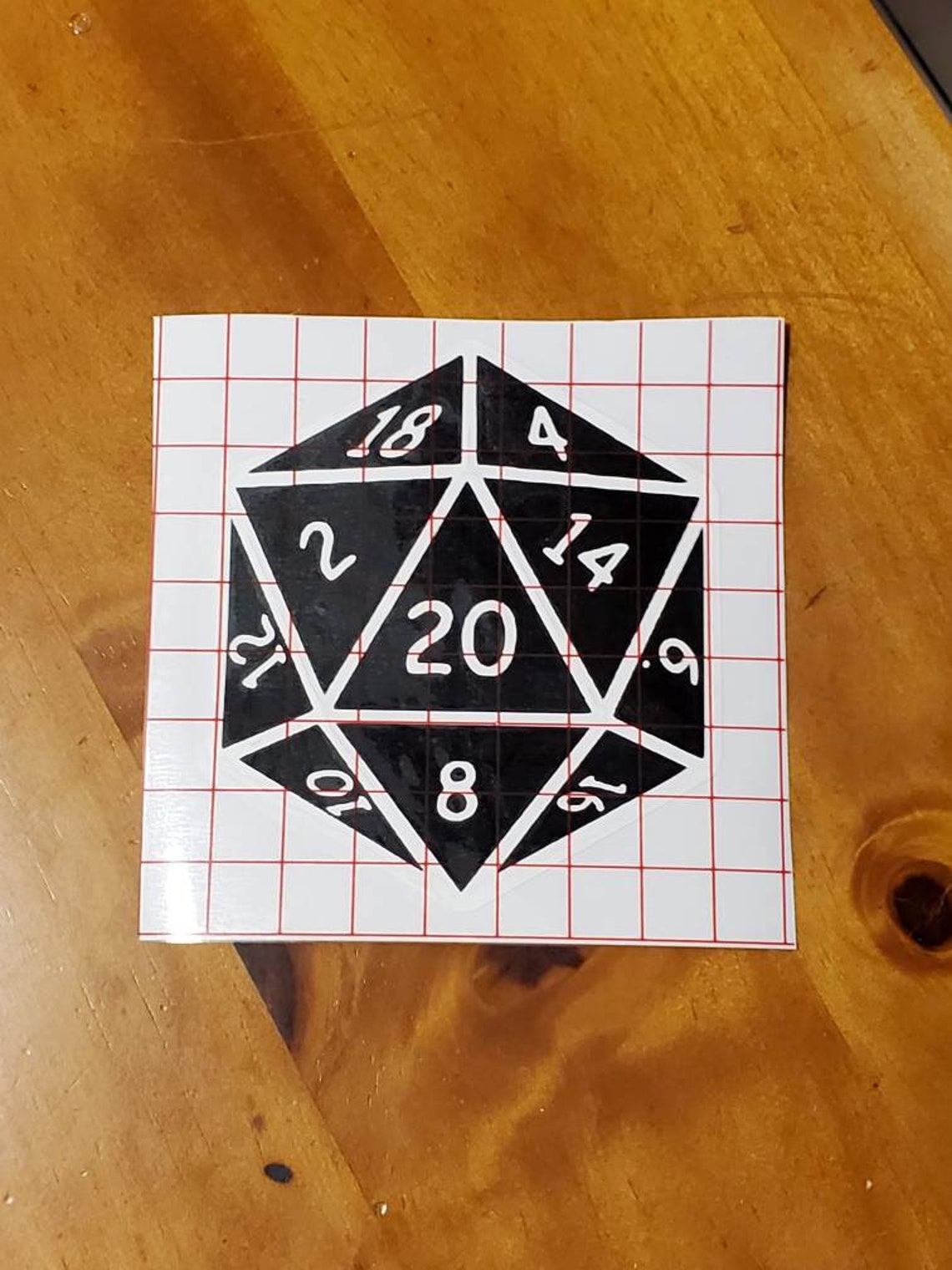 D20 die decal vinyle D20 die sticker D20 die decal Vinyl | Etsy France