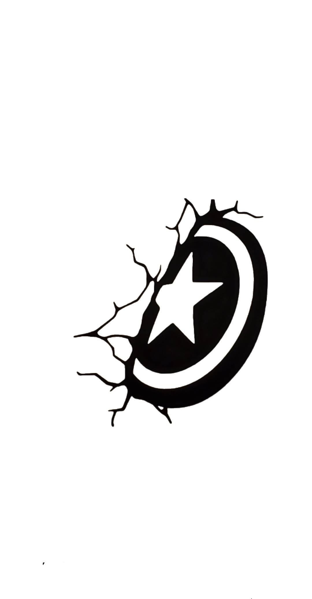 Captain America's Shield Decal Sticker, Captain America's Shield Decal ...
