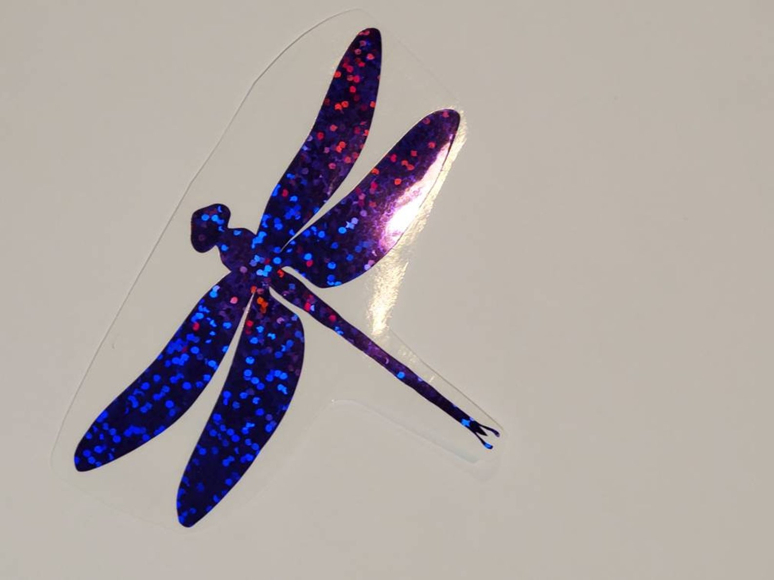Holographic Purple Dragonfly Vinyl Decal Sticker Purple - Etsy