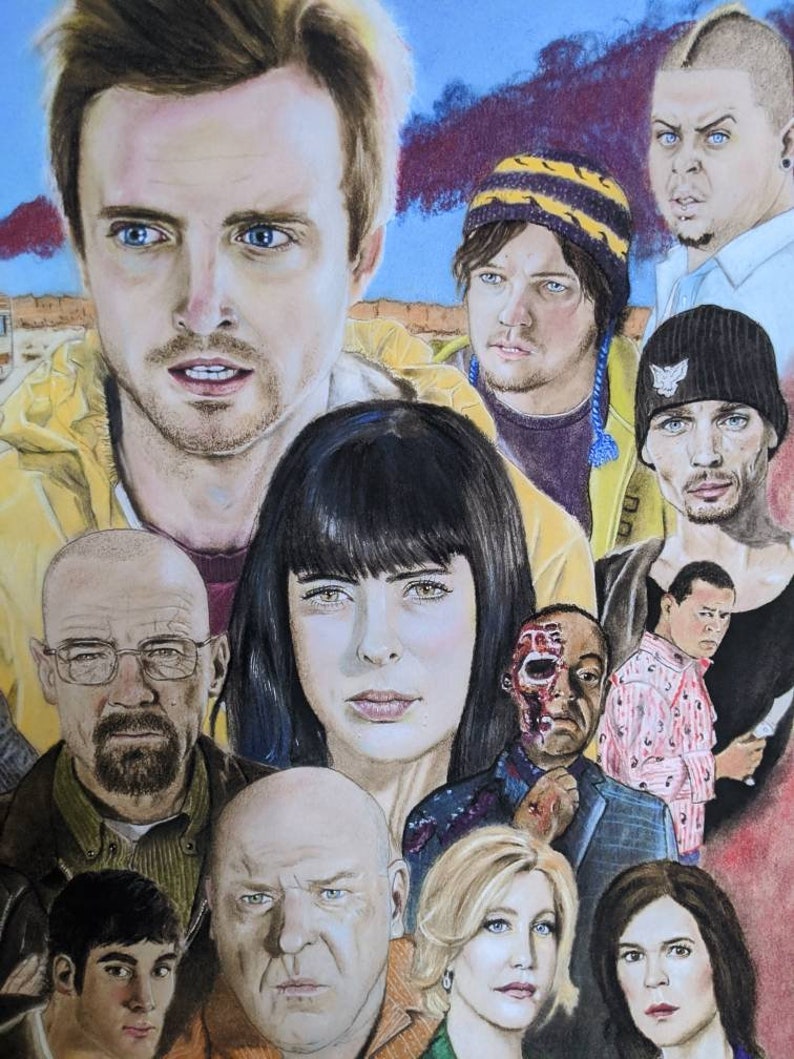 Breaking Bad- Giclee Print by Artist Westin H. Tromburg of Grubmortart ...