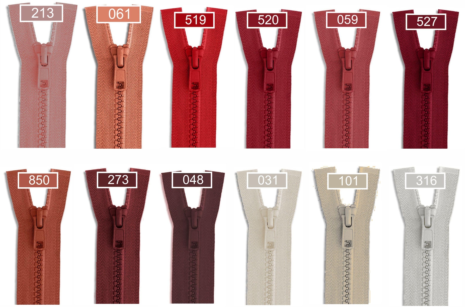Vislon Plastic YKK #5 Separable Zipper for Jackets, High-quality ...