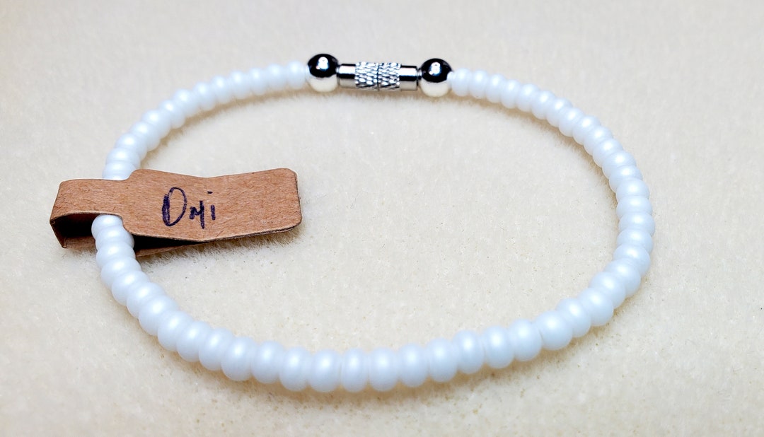 Stretch W/clasp | Ide Obatala, Ilde Obatala, Orisha Funfun - Etsy