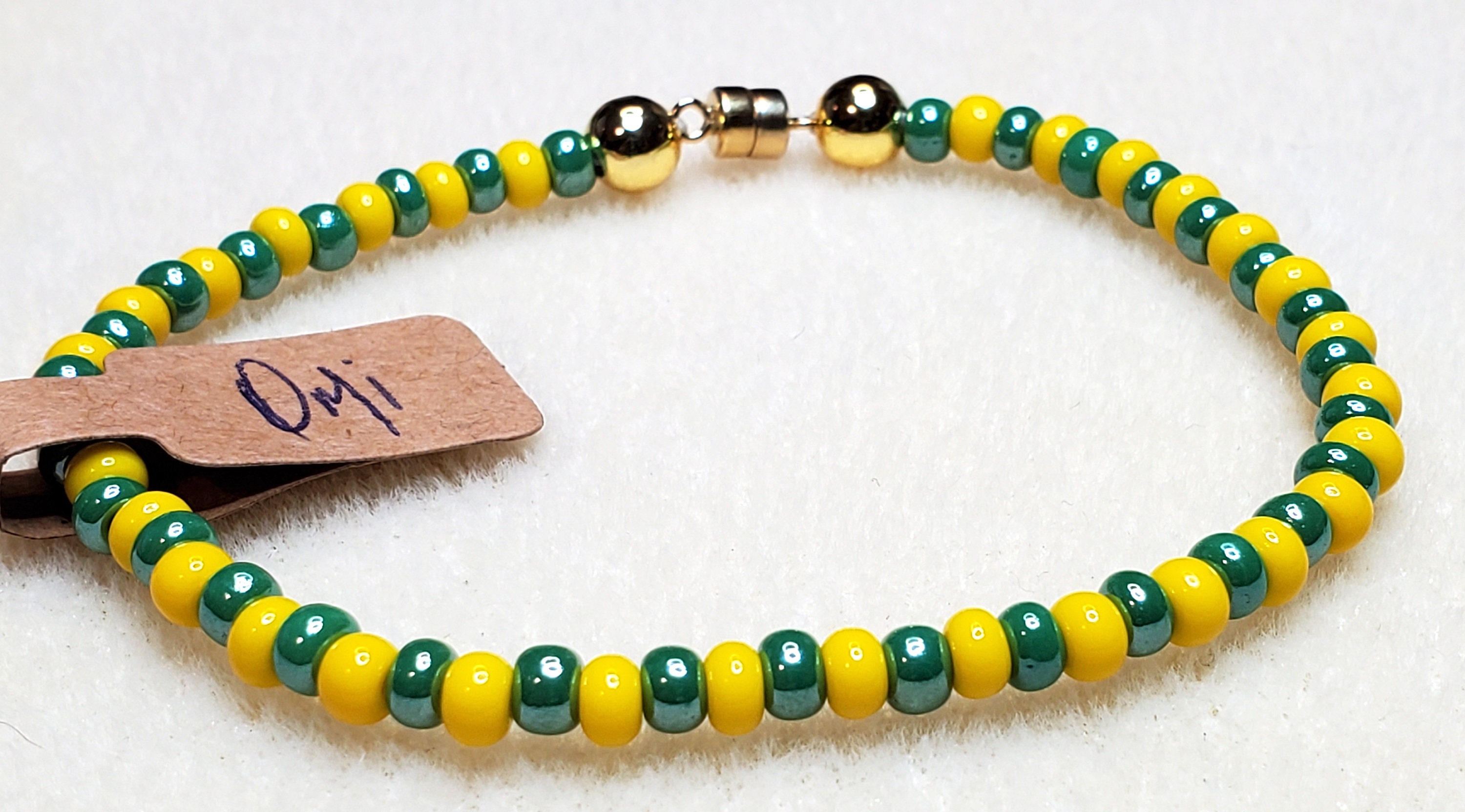 Ide Orula , Mano De Orunmila, Bracelet Orula W/magnetic Clasp - Etsy
