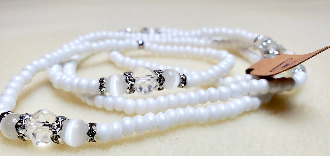 Collar | Ileke Obatala, Eleke Obatala, Orisha Funfun - Etsy