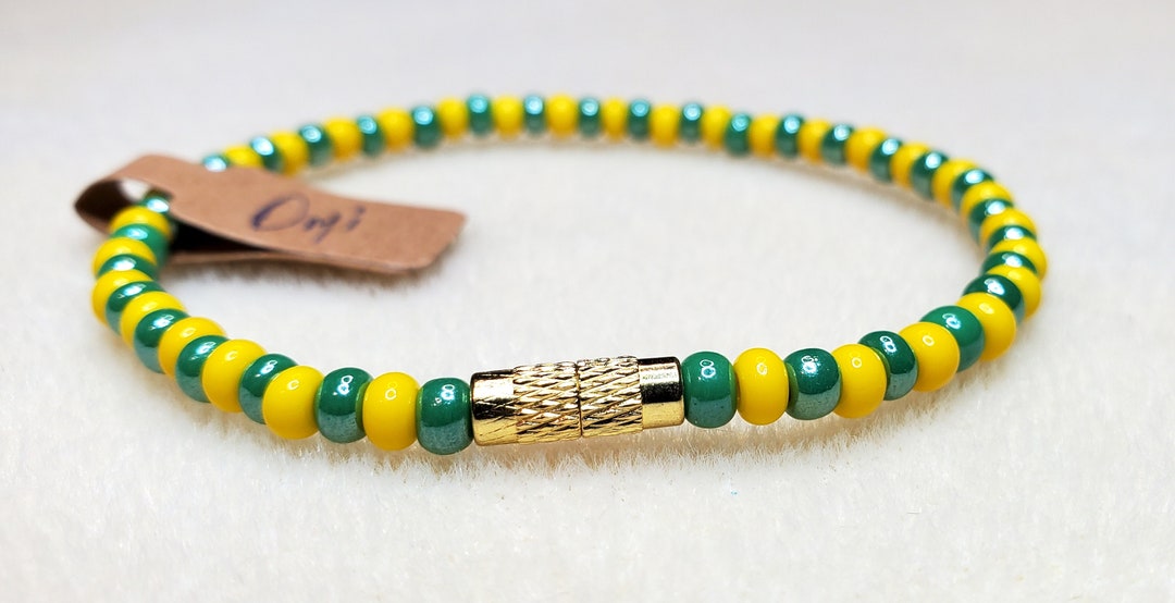 Stretch W/clasp Ide Orula , Mano De Orunmila, Bracelet Orula - Etsy