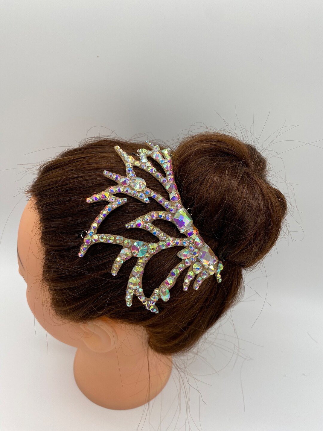 Ballroom Rhinestones Decorative Hairpiece . Dance Jewelry. Dance Hair ...